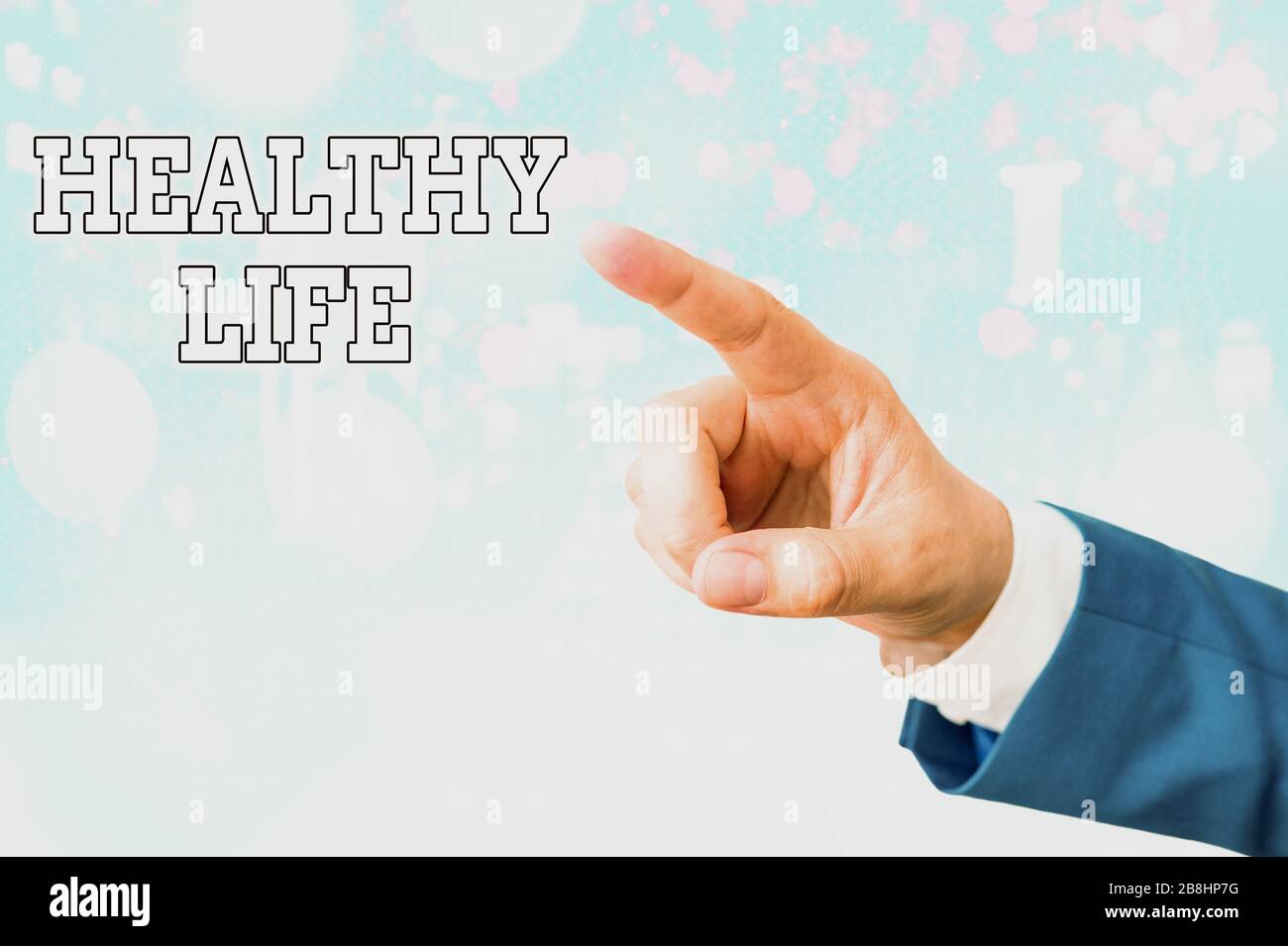 Handwriting text writing Healthy Life. Conceptual photo one that helps ...