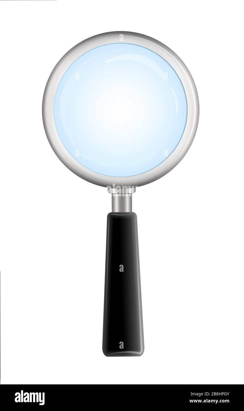 magnifying glass icon Stock Photo - Alamy