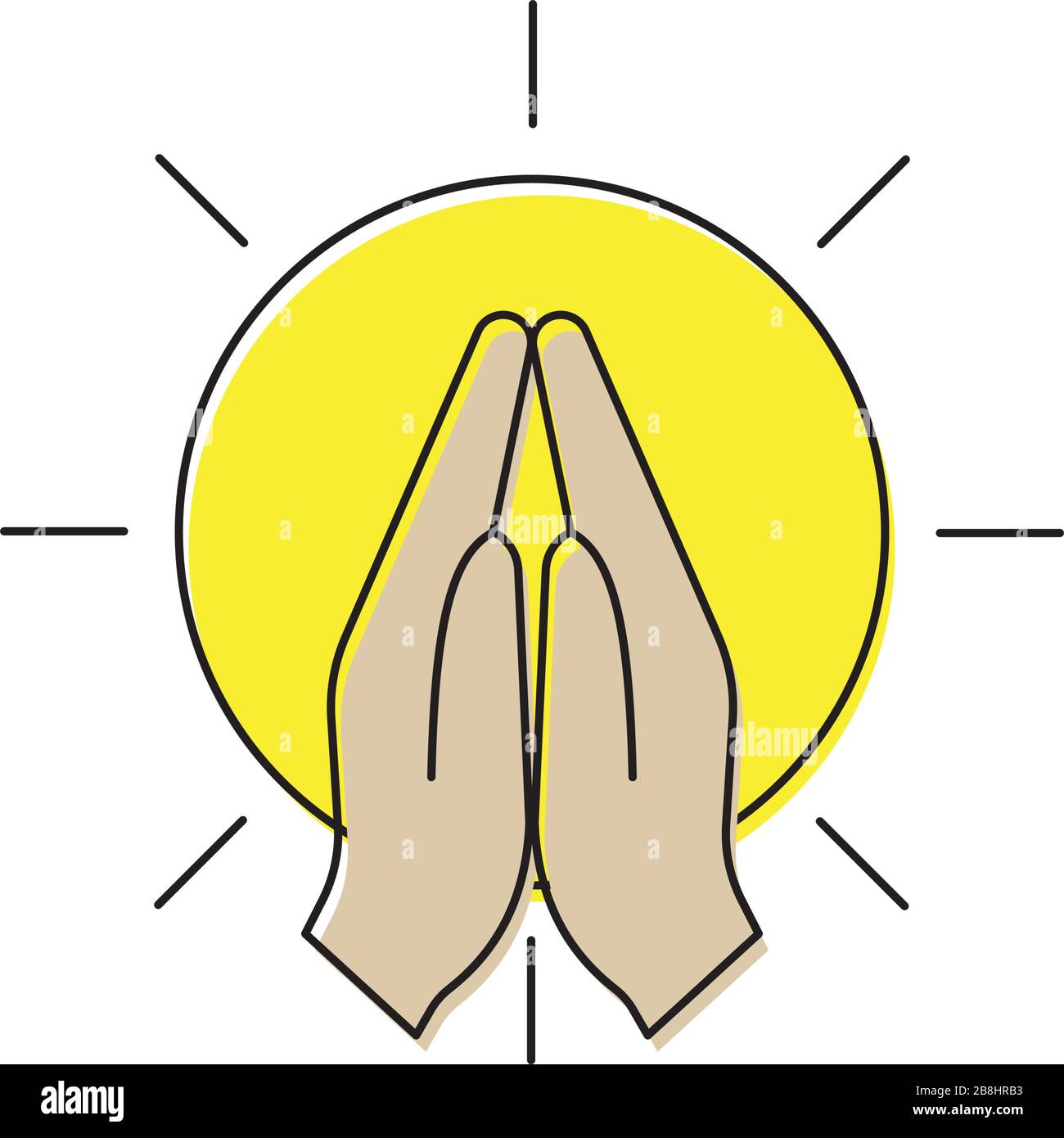 Praying Stock Vector Images - Alamy