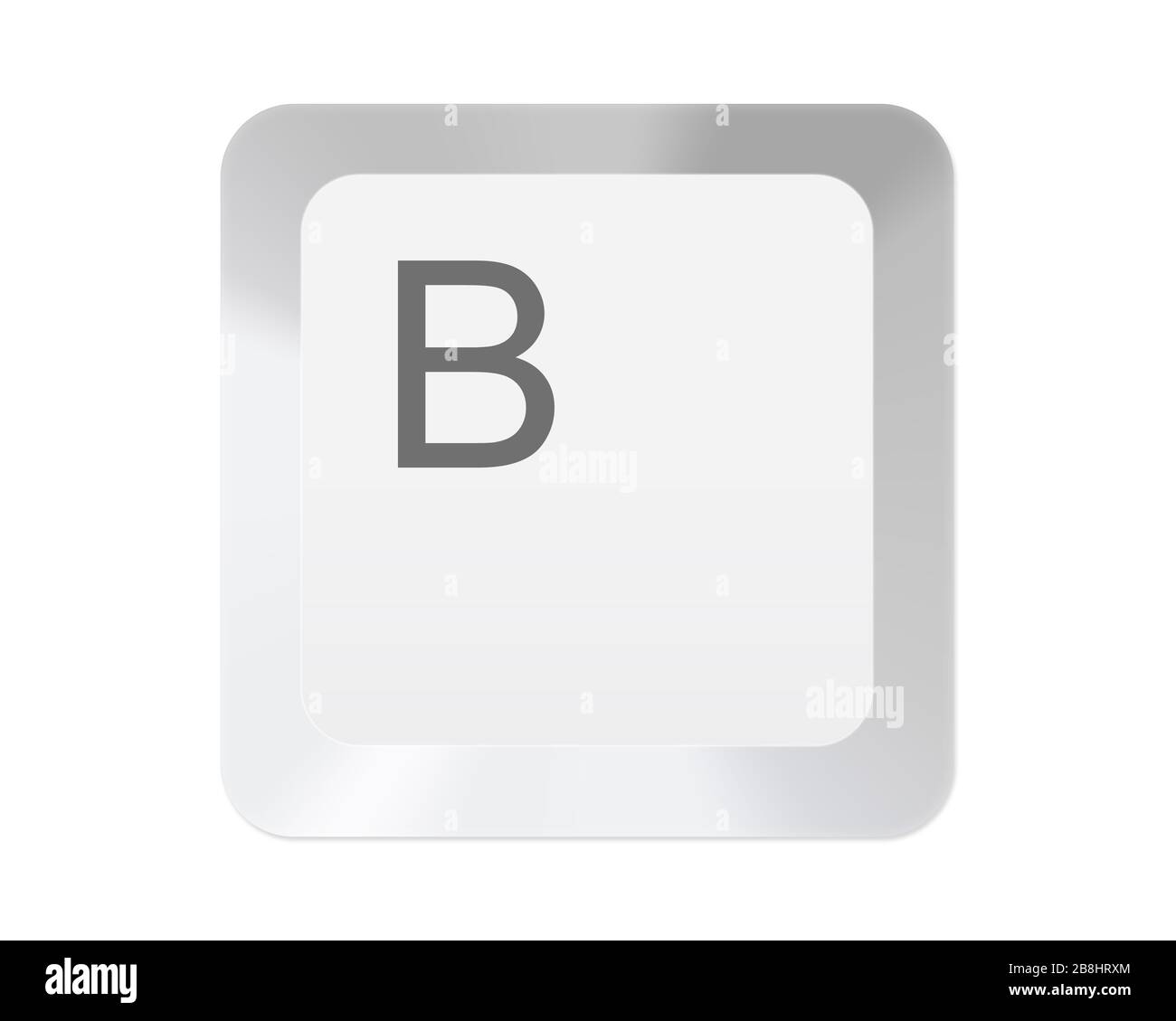 3d keyboard key blank hi-res stock photography and images - Alamy