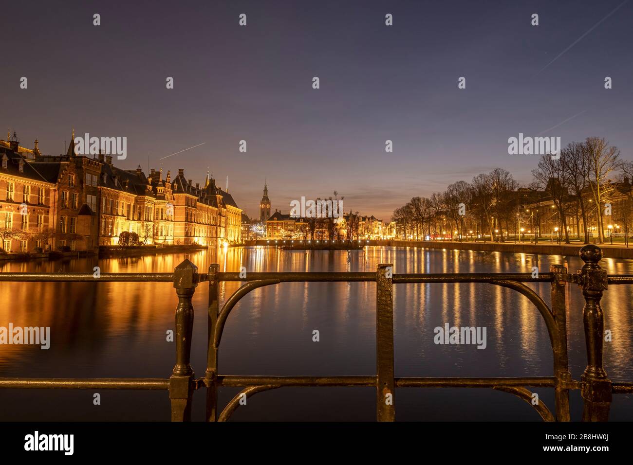 The Hague - February 17 2019: The Hague, The Neherlands. Binnenhof ...
