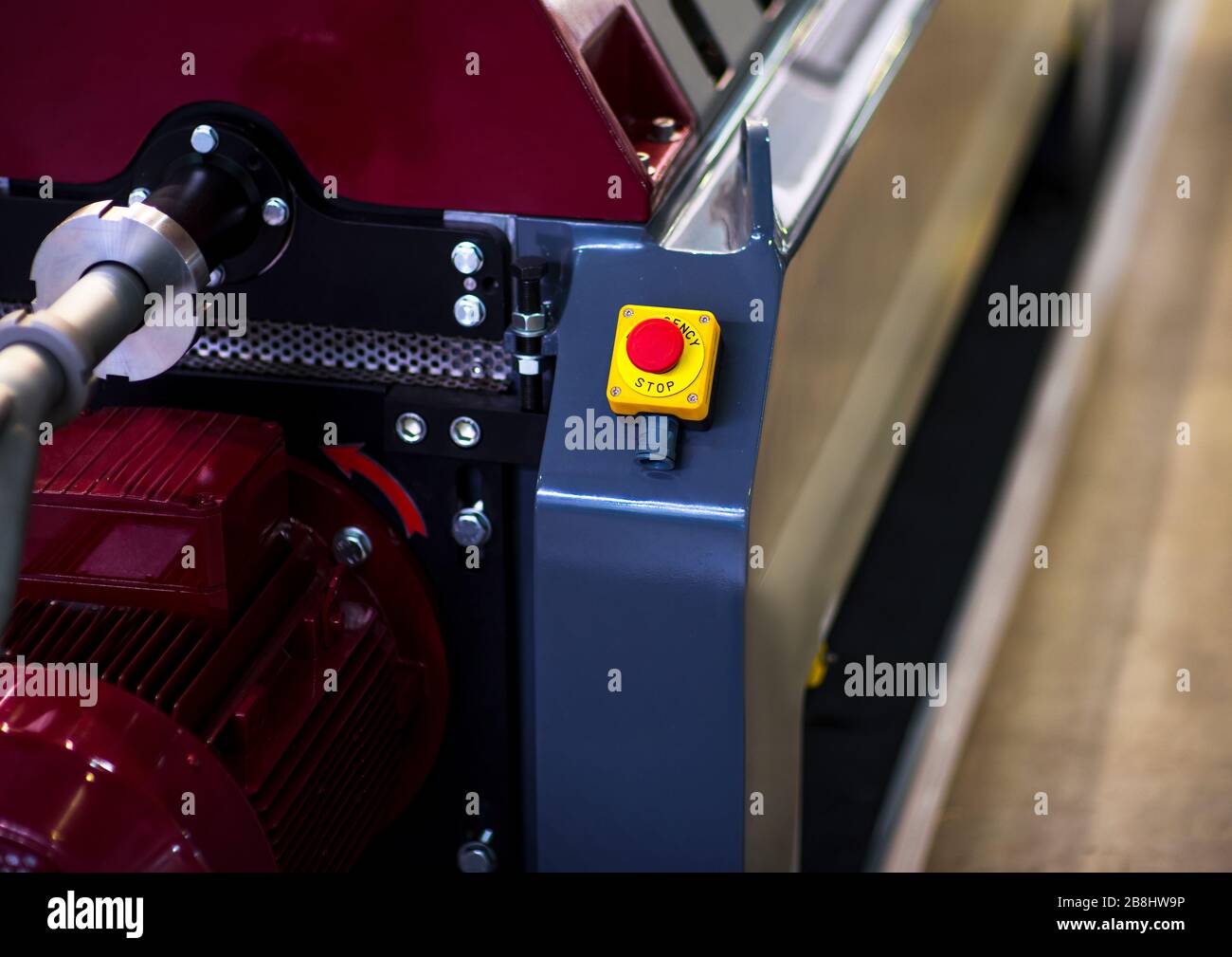 Big red emergency stop button hi-res stock photography and images - Alamy