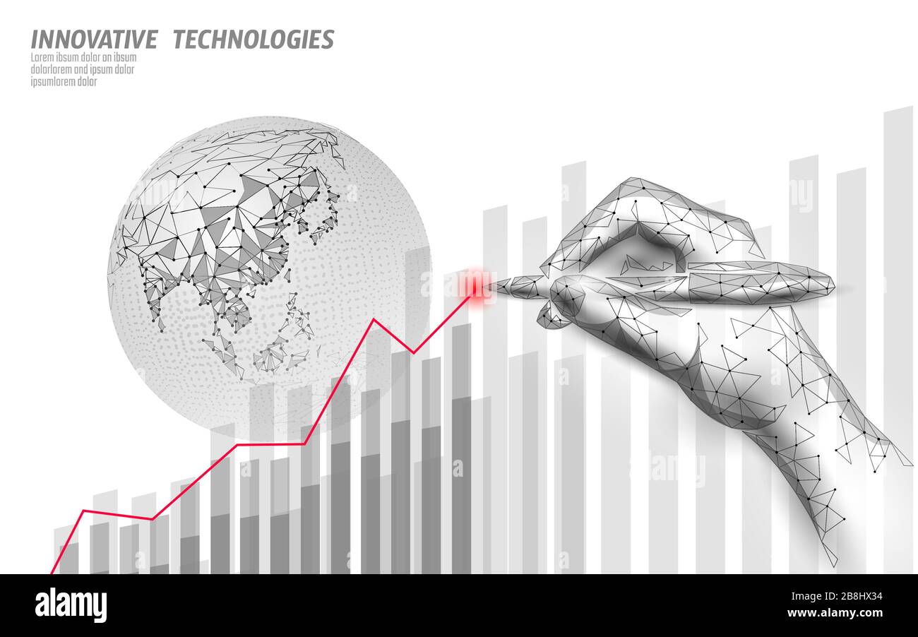 Growing graph coronavirus stats. Infection pneumonia hazard outbreak ...