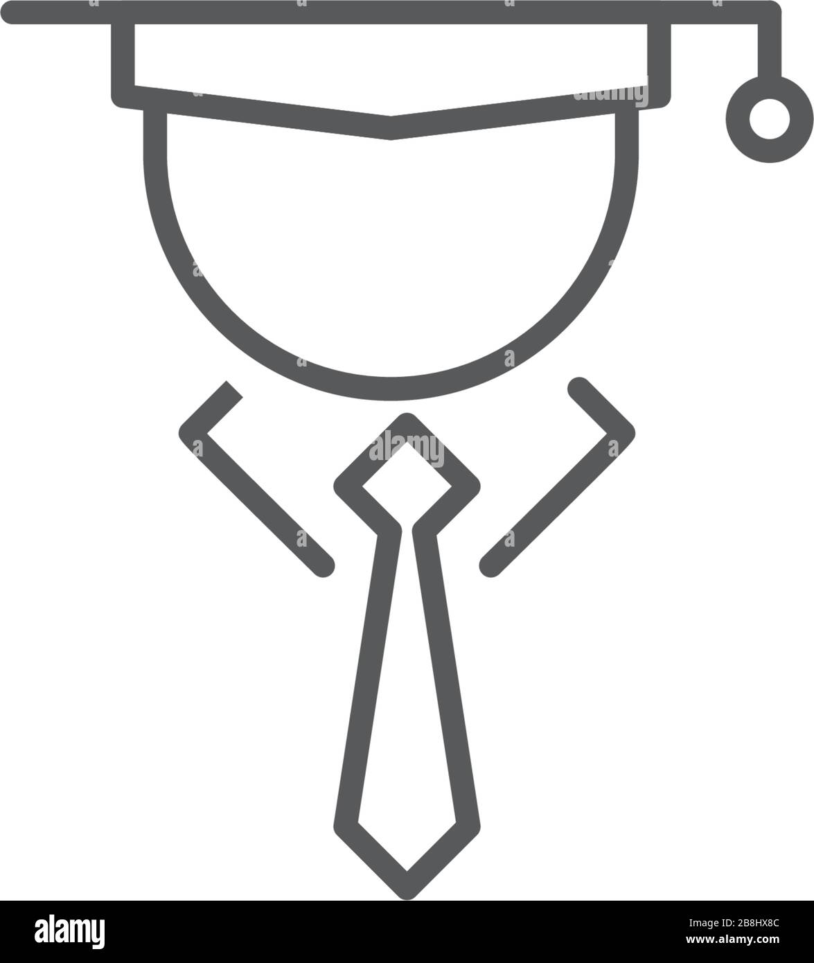 Graduate vector icon symbol isolated on white background Stock Vector ...