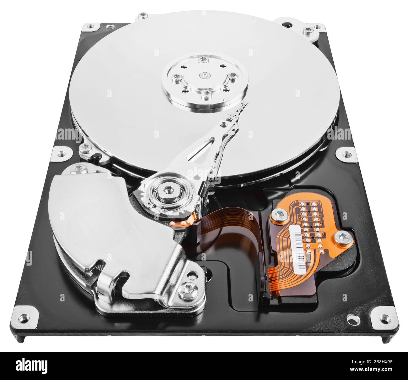 Computer hard drive isolated on white Stock Photo - Alamy