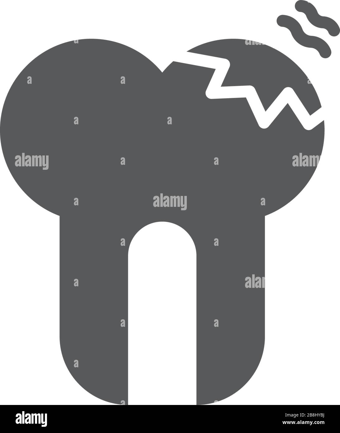 Cavity tooth decay disease symbol hi-res stock photography and images ...