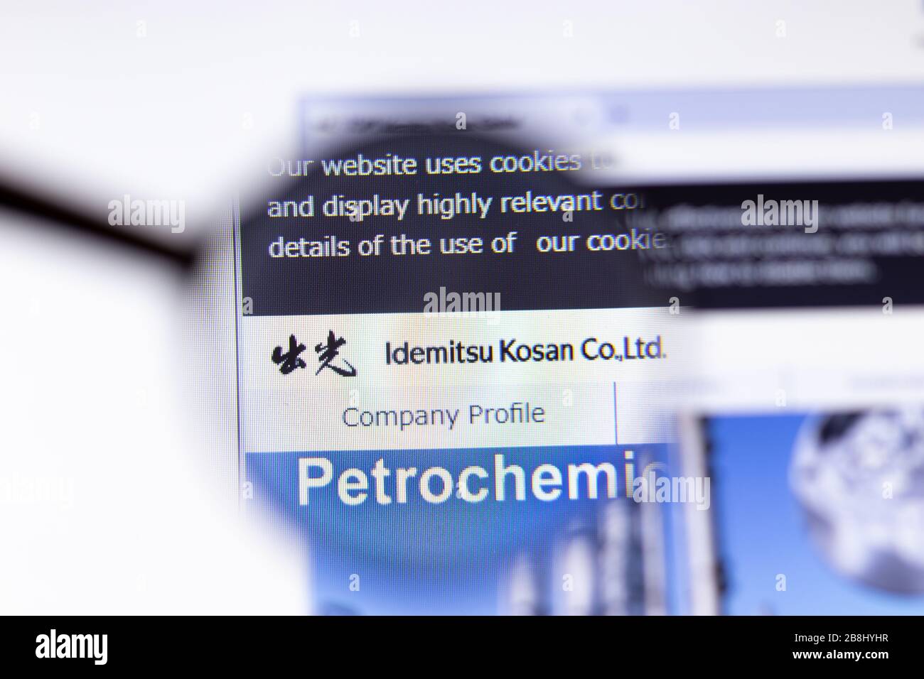 Los Angeles, California, USA - 20 March 2020: Idemitsu Kosan company ...