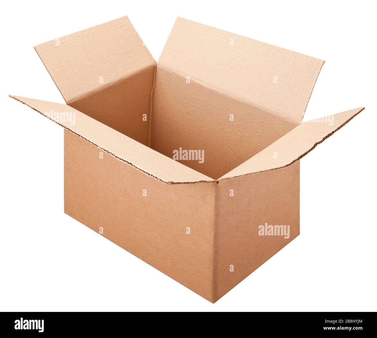 empty box isolated on the white background with clipping path Stock ...