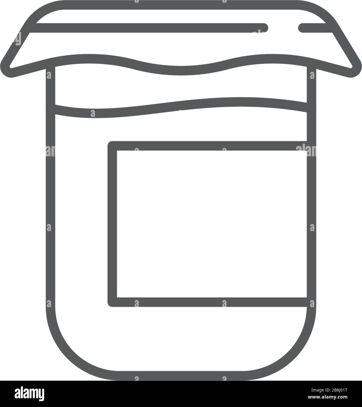 Compote, fruit juice vector icon symbol isolated on white background ...