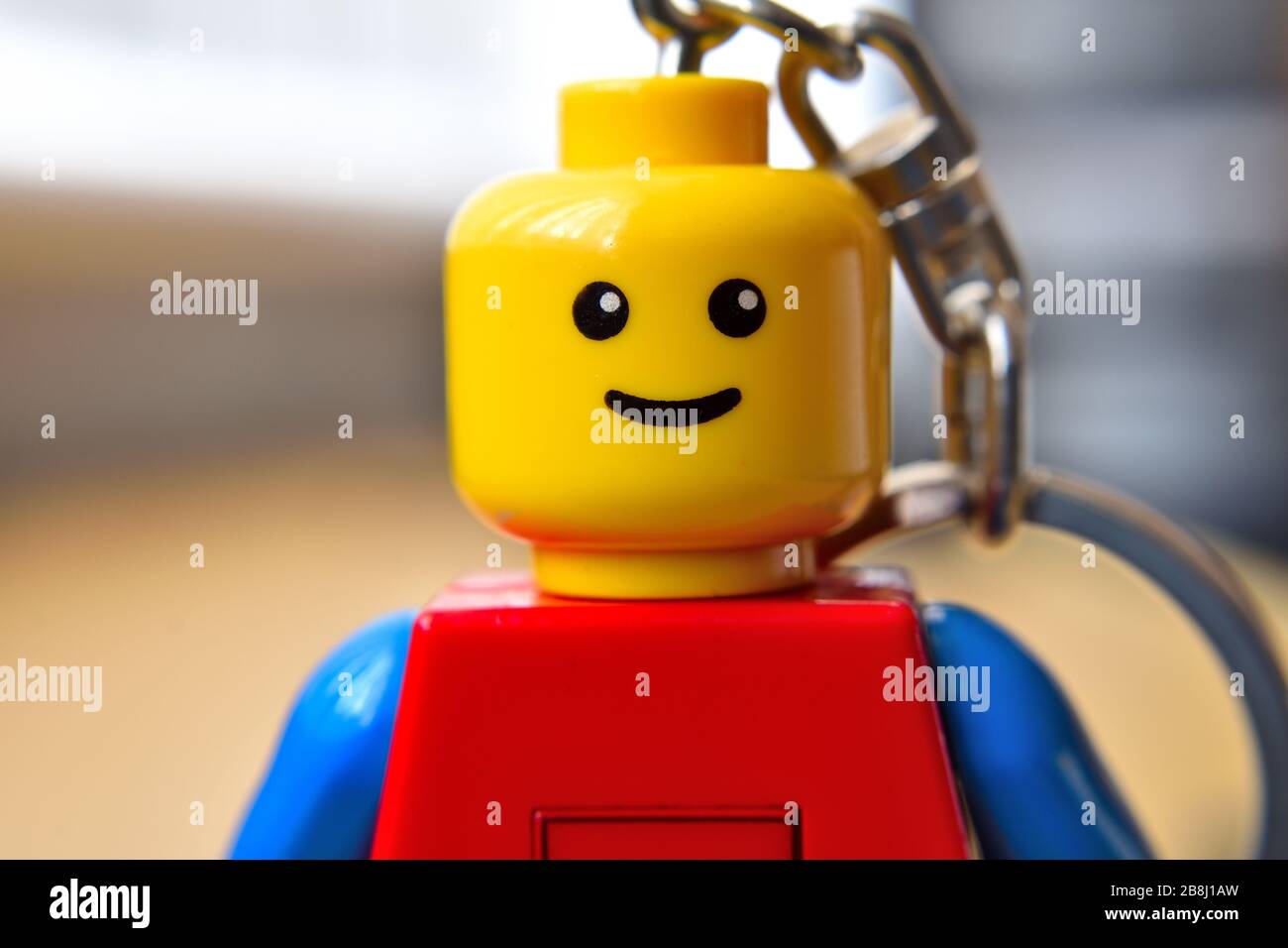 lego man chain close up Stock Photo - Alamy