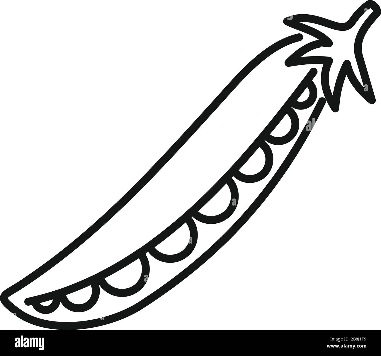 Spring peas icon. Outline spring peas vector icon for web design ... Spring peas icon. Outline spring peas vector icon for web design ...