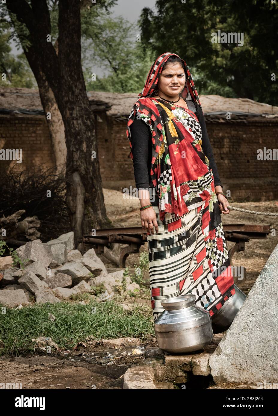 village in Uttar Pradesh, India Stock Photo - Alamy