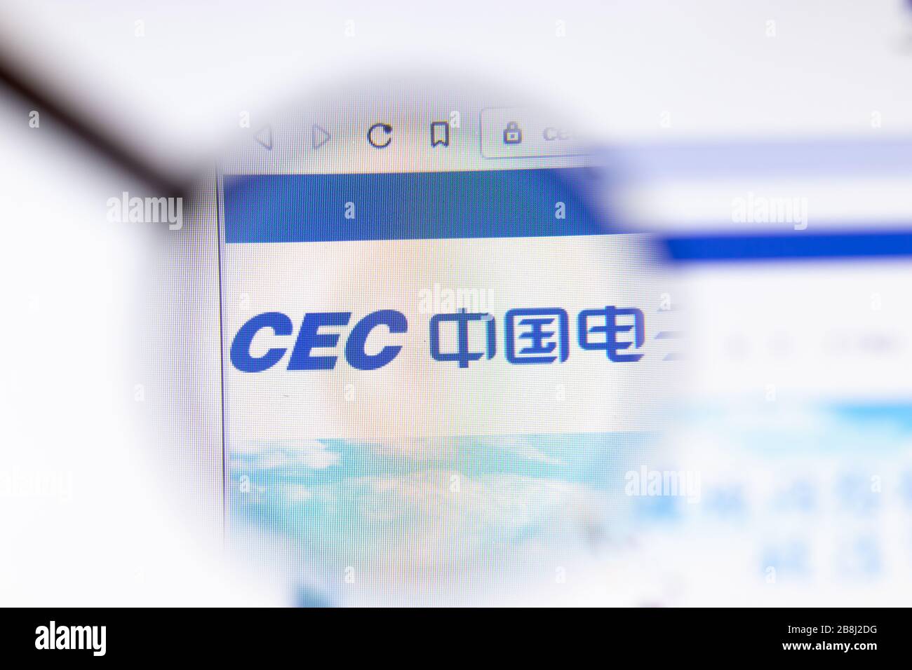 Los Angeles, California, USA - 20 March 2020: China Electronics CEC ...