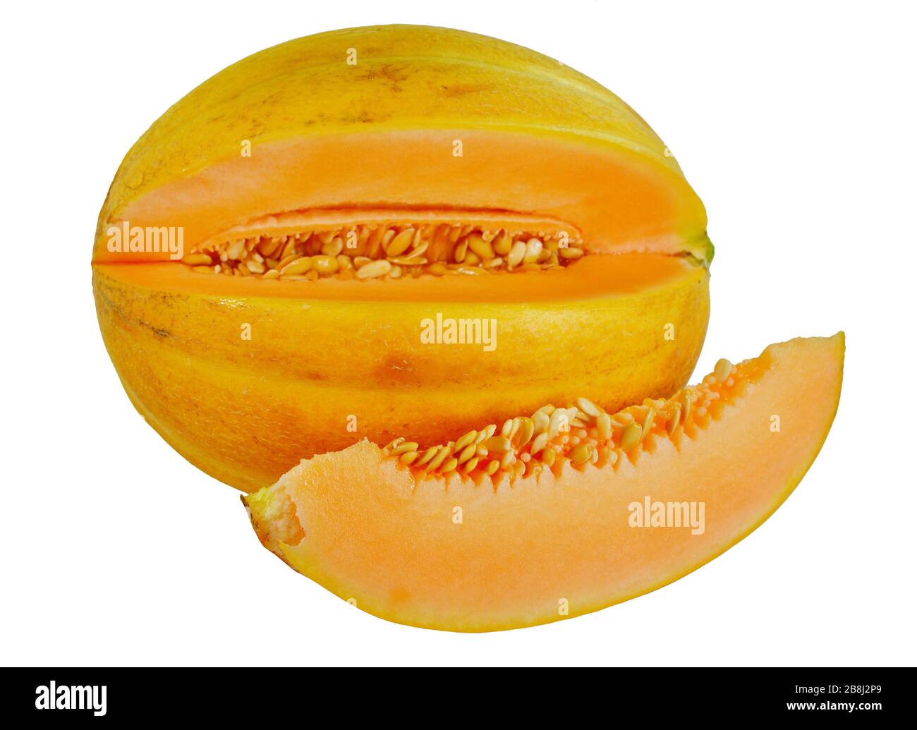 melon slice isolated Stock Photo - Alamy