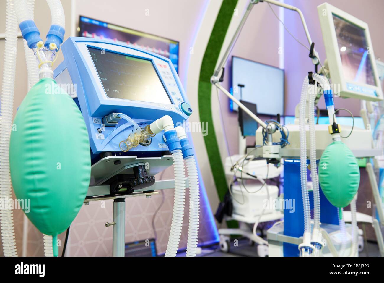 Medical equipment at the exhibition Stock Photo - Alamy