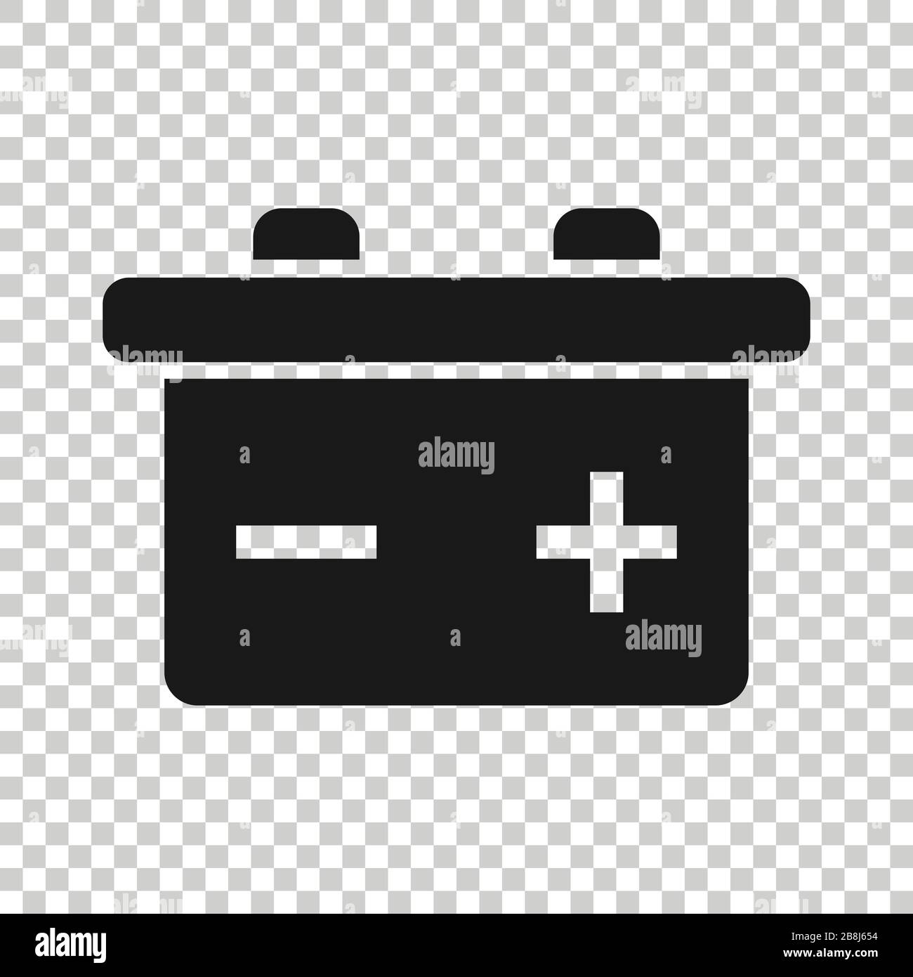 12v Battery Icon Vector