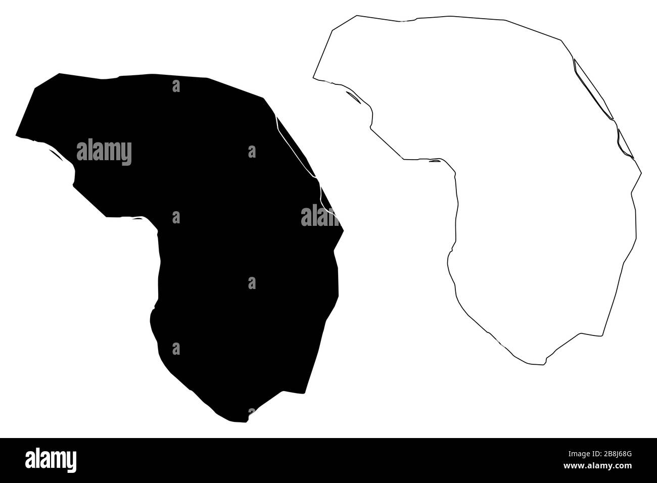 Kyzylorda City (Republic of Kazakhstan) map vector illustration ...