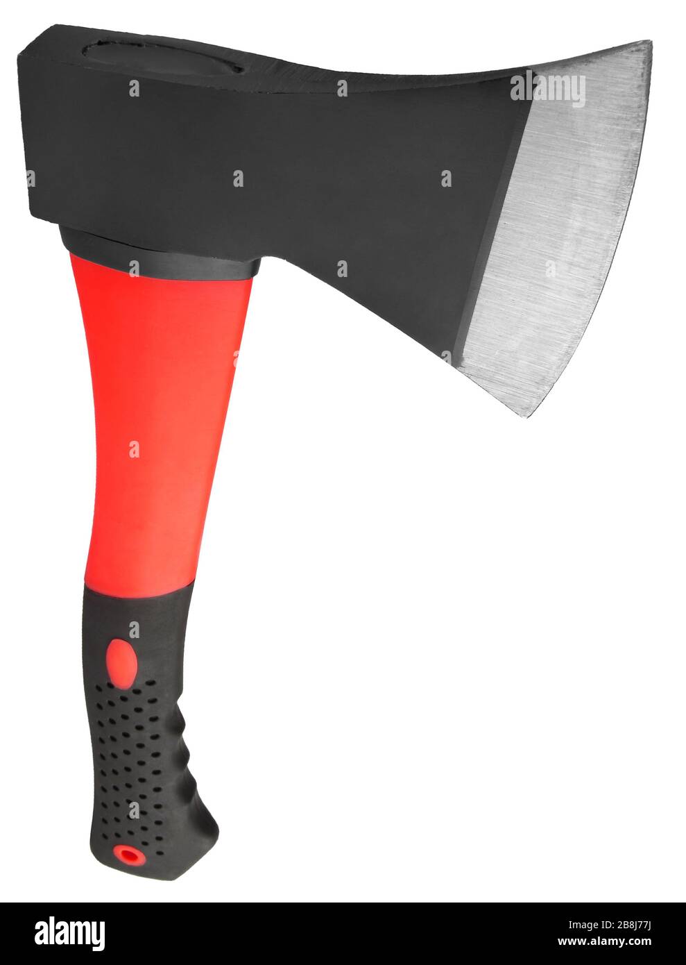 Red Hand Axe isolated on white background Stock Photo - Alamy