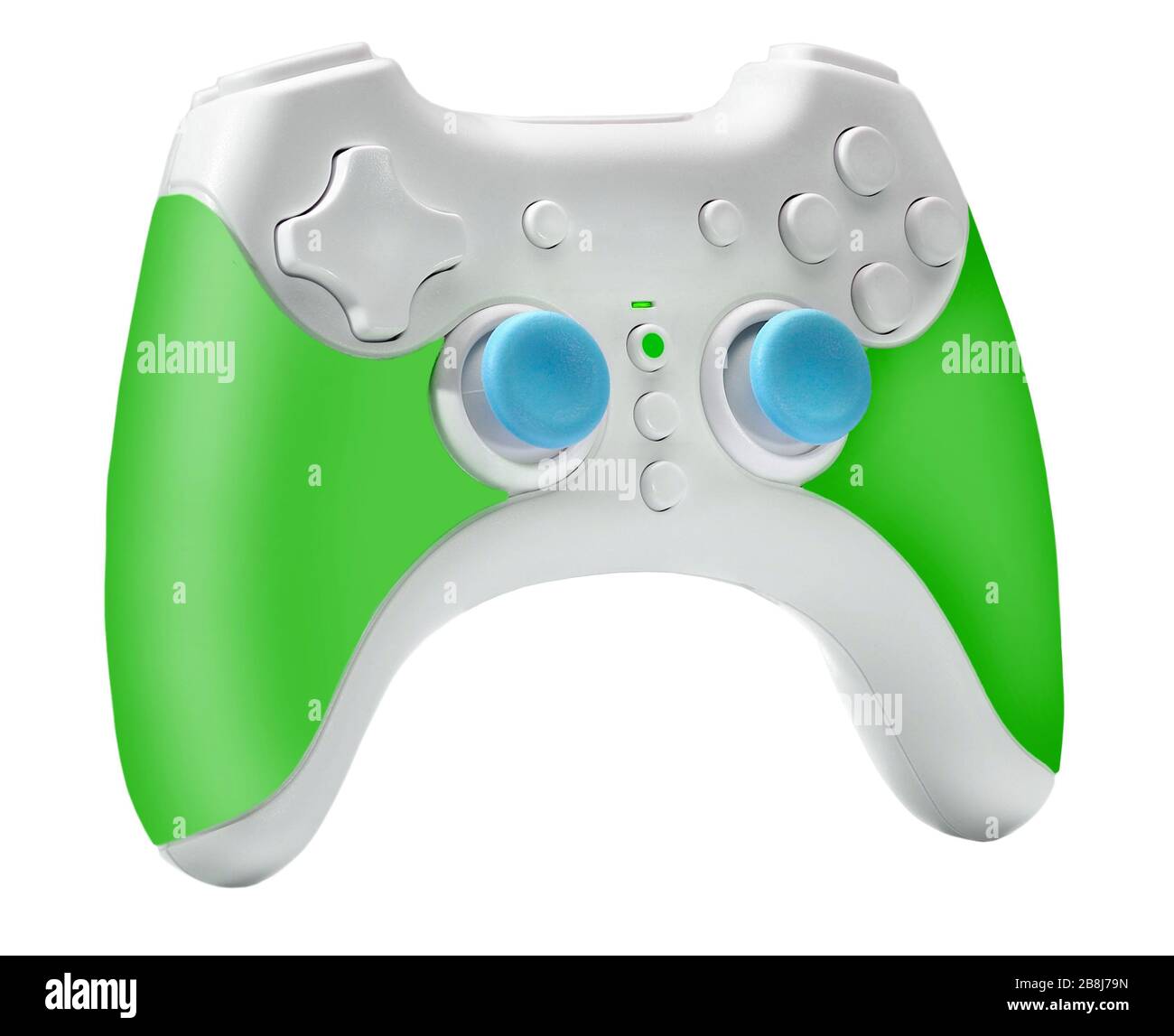 Modern Joystick, Gamepad or Video game controller, isolated on white ...