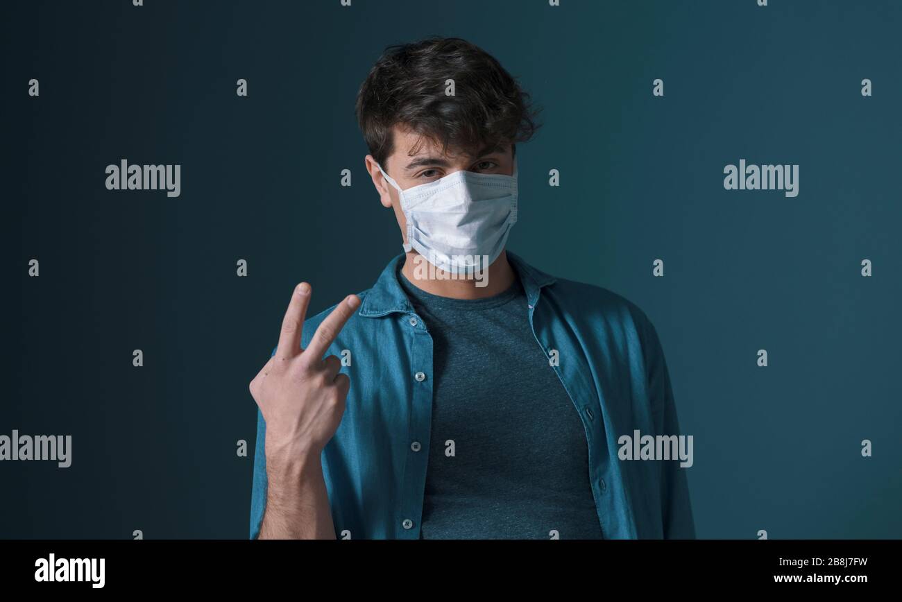 V for victory mask hi-res stock photography and images - Alamy