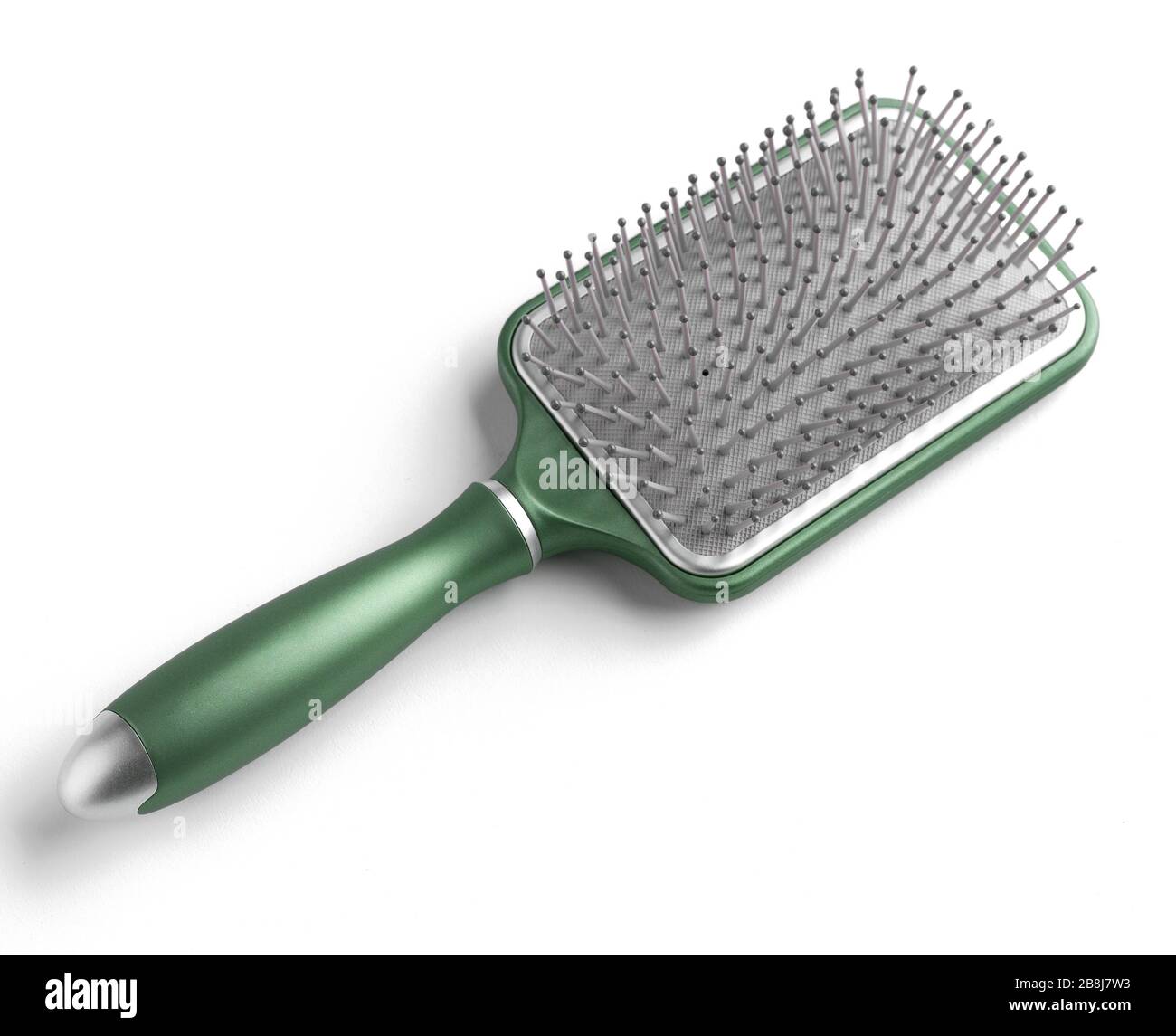 A hair brush isolated on white background Stock Photo - Alamy