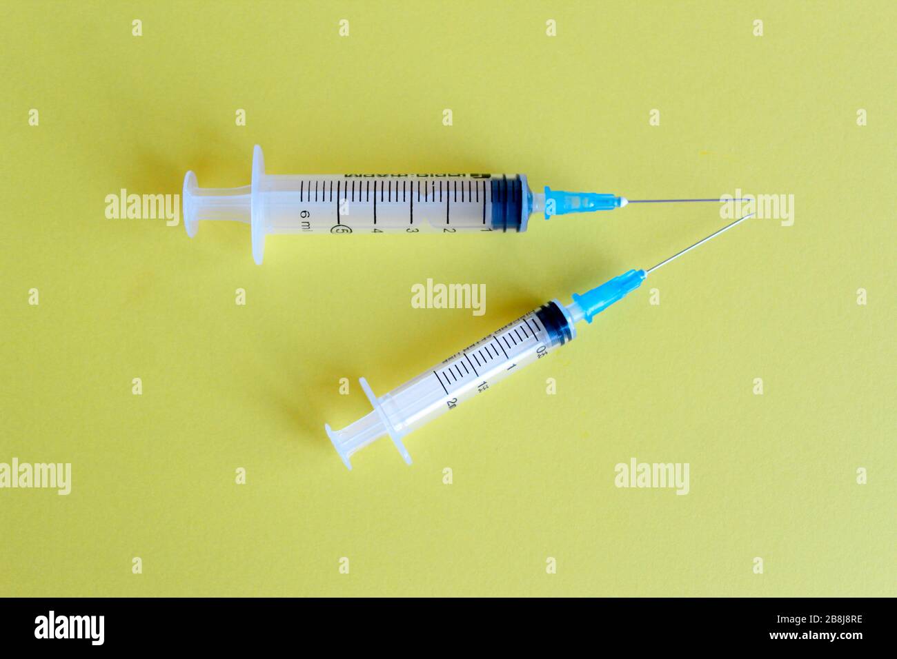 Medical disposable syringe Stock Photo - Alamy