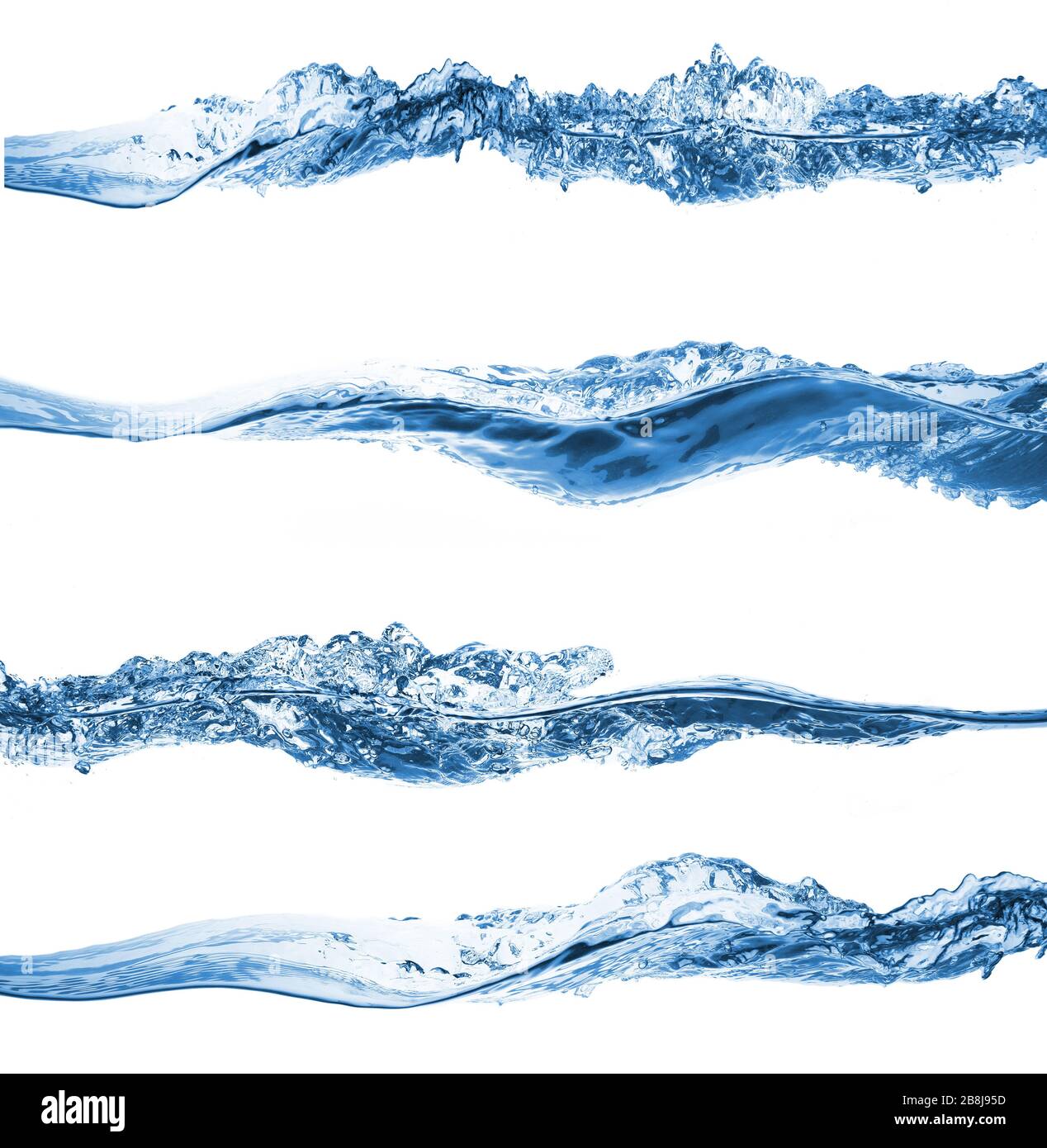 Splashing the sea water Cut Out Stock Images & Pictures - Alamy