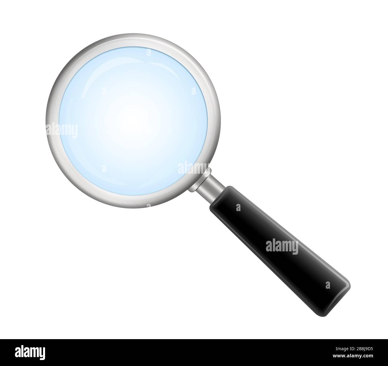 magnifying glass icon Stock Photo - Alamy