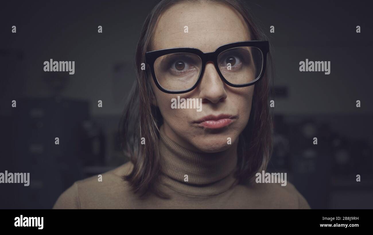 Grumpy expression hi-res stock photography and images - Alamy