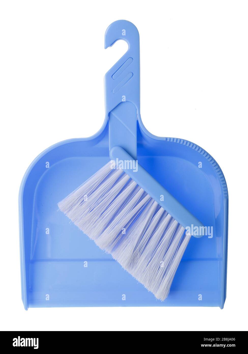 close up of broom brush and handle on white background with clipping ...