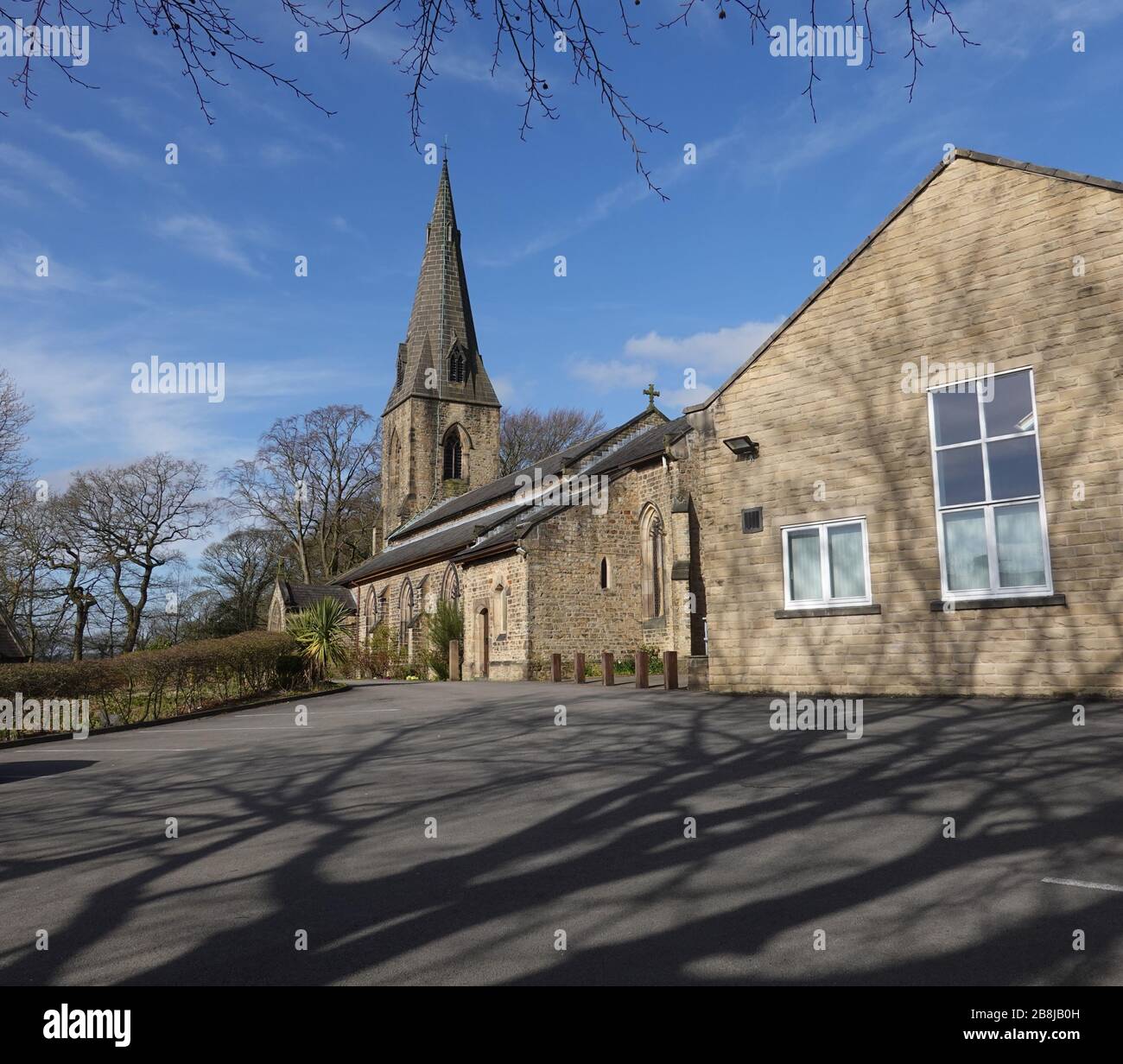 The Catholic Church of The Annunciation and church hall in New Mills ...