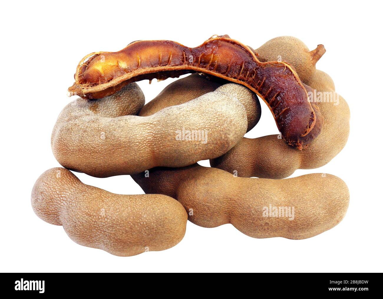 tamarind, sweet tamarind, brown tamarind pile, tamarind heap isolated ...