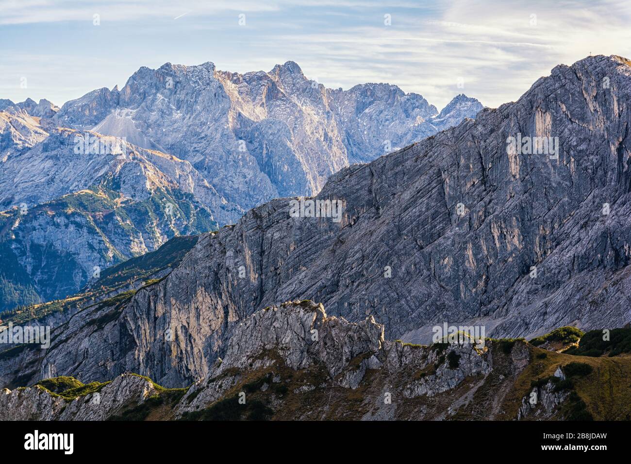 The Alpspitze in the Bavarian Alps Stock Photo - Alamy