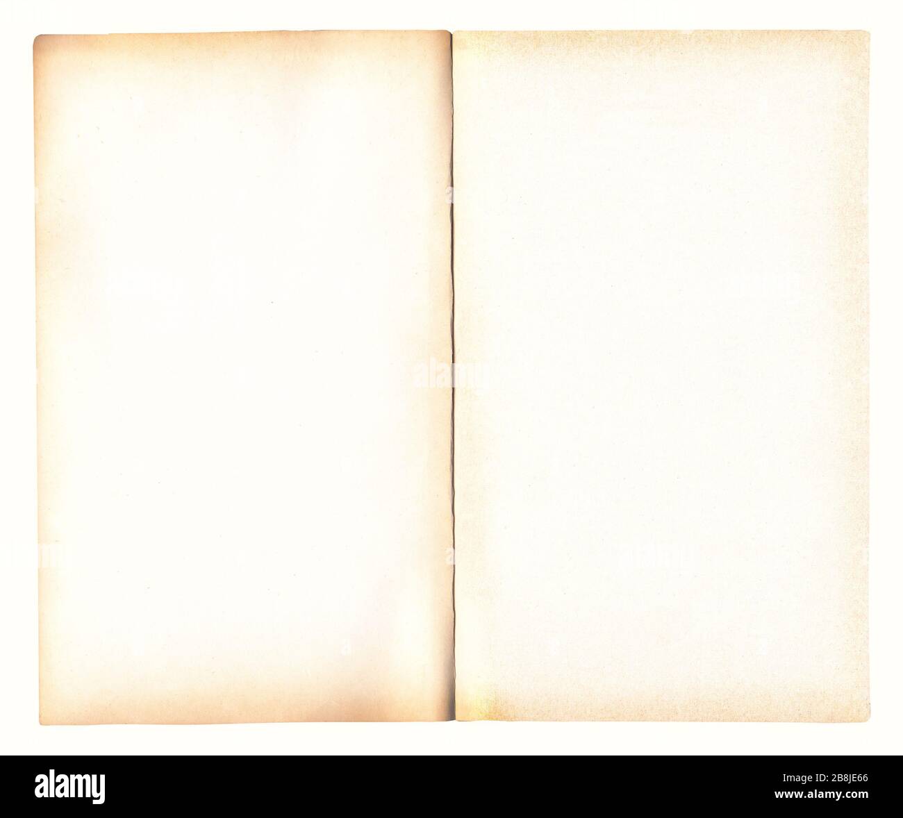 Open old blank book isolated. Old book pages. Vintage old open book ...