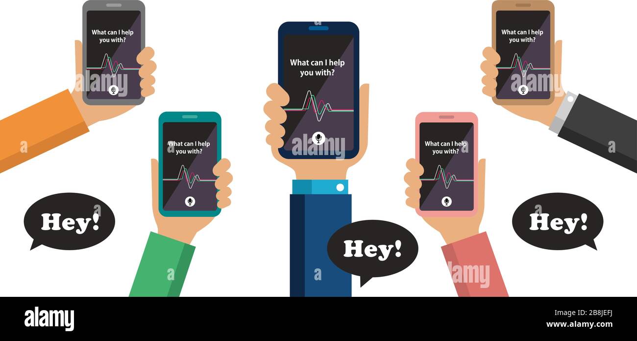 Siri app Stock Vector Images - Alamy