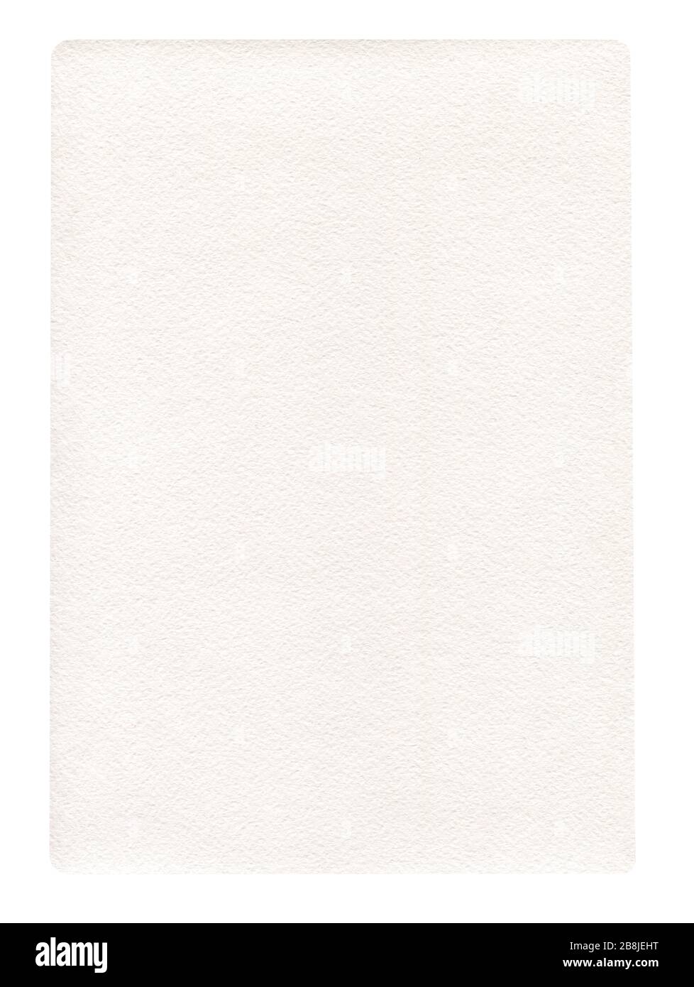 Blank sheet of paper. Bank white paper isolated Stock Photo - Alamy
