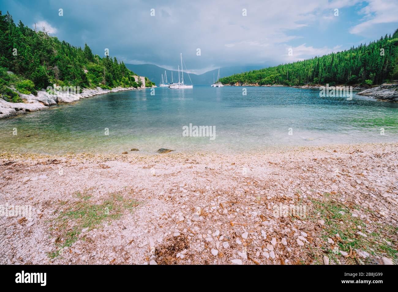 Fiskardo beach hi-res stock photography and images - Alamy