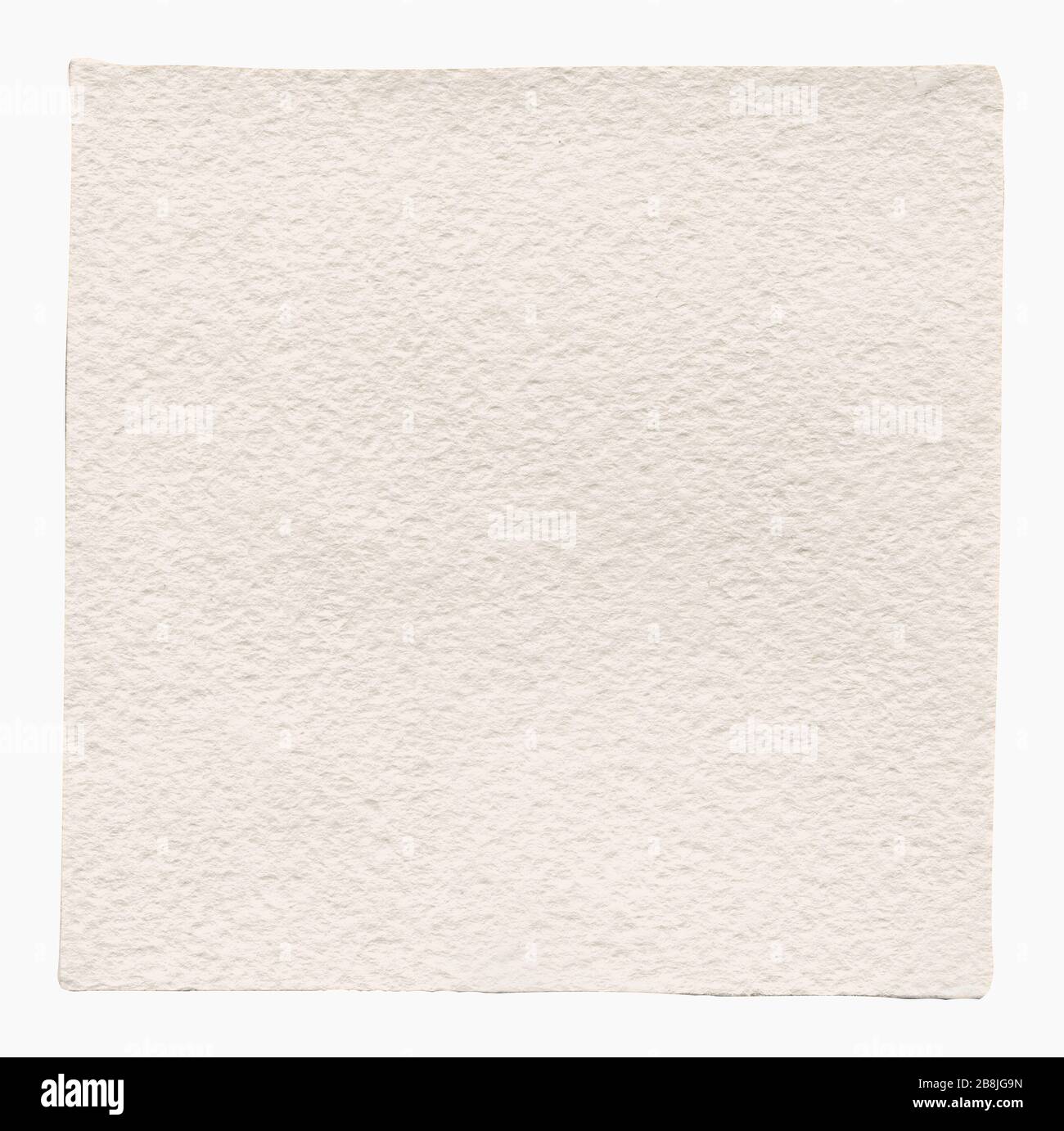 Watercolor empty paper texture isolated on white Stock Photo - Alamy