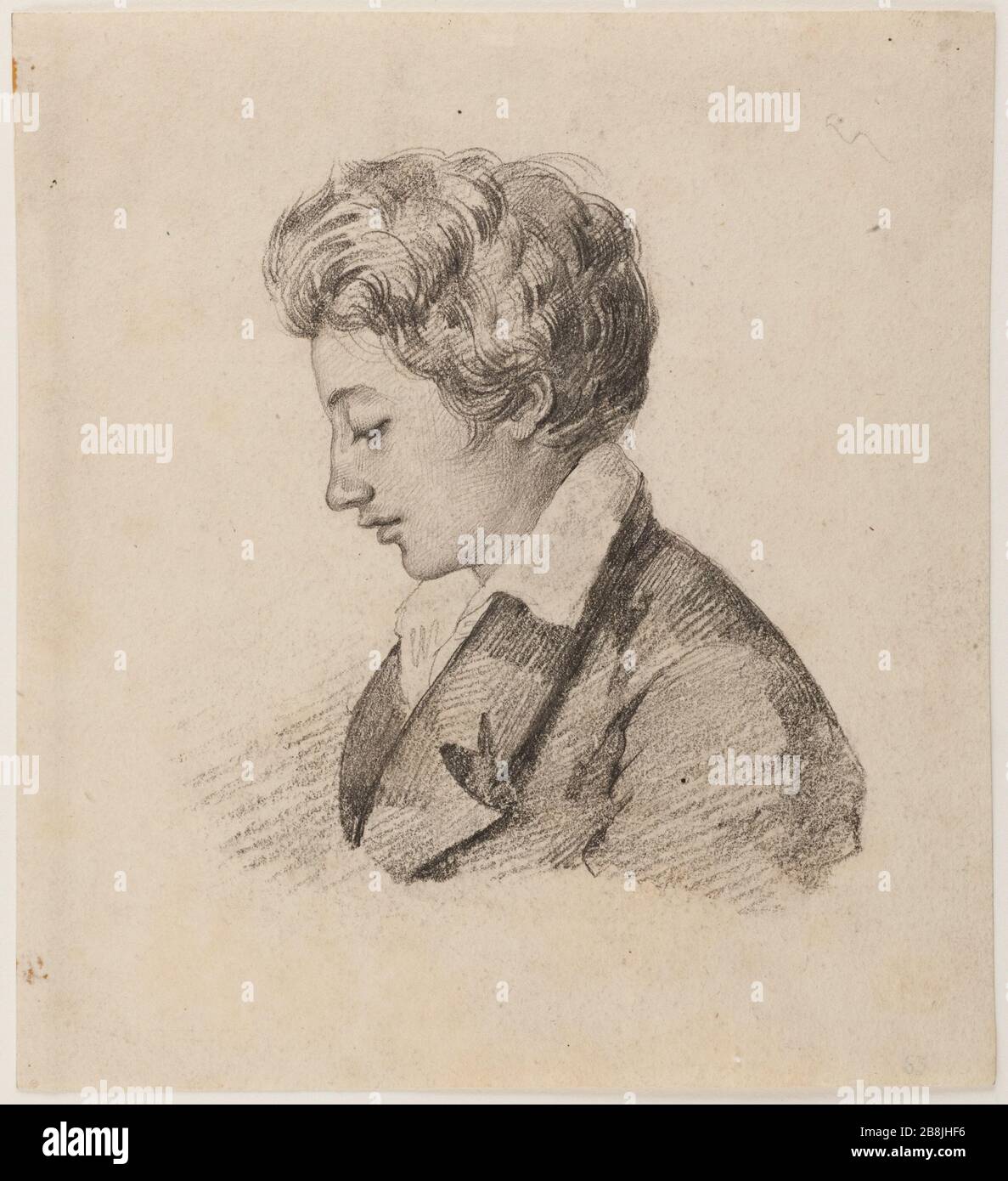 Eugene Deveria Alexandre Colin (1798-1875). "Portrait d'Eugne Devria ...