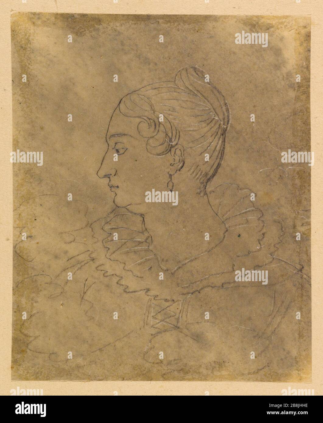 The General Hugo, mother of Victor Hugo Achille Devéria (1800-1857). La ...