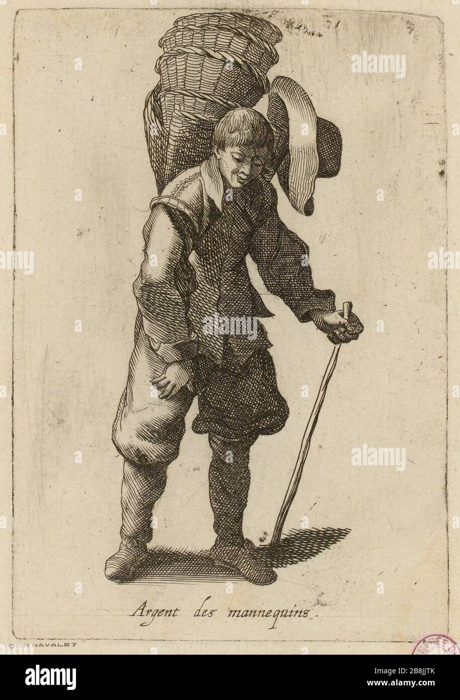 The cries of Paris. The wicker baskets merchant (dummy title) | Silver ...