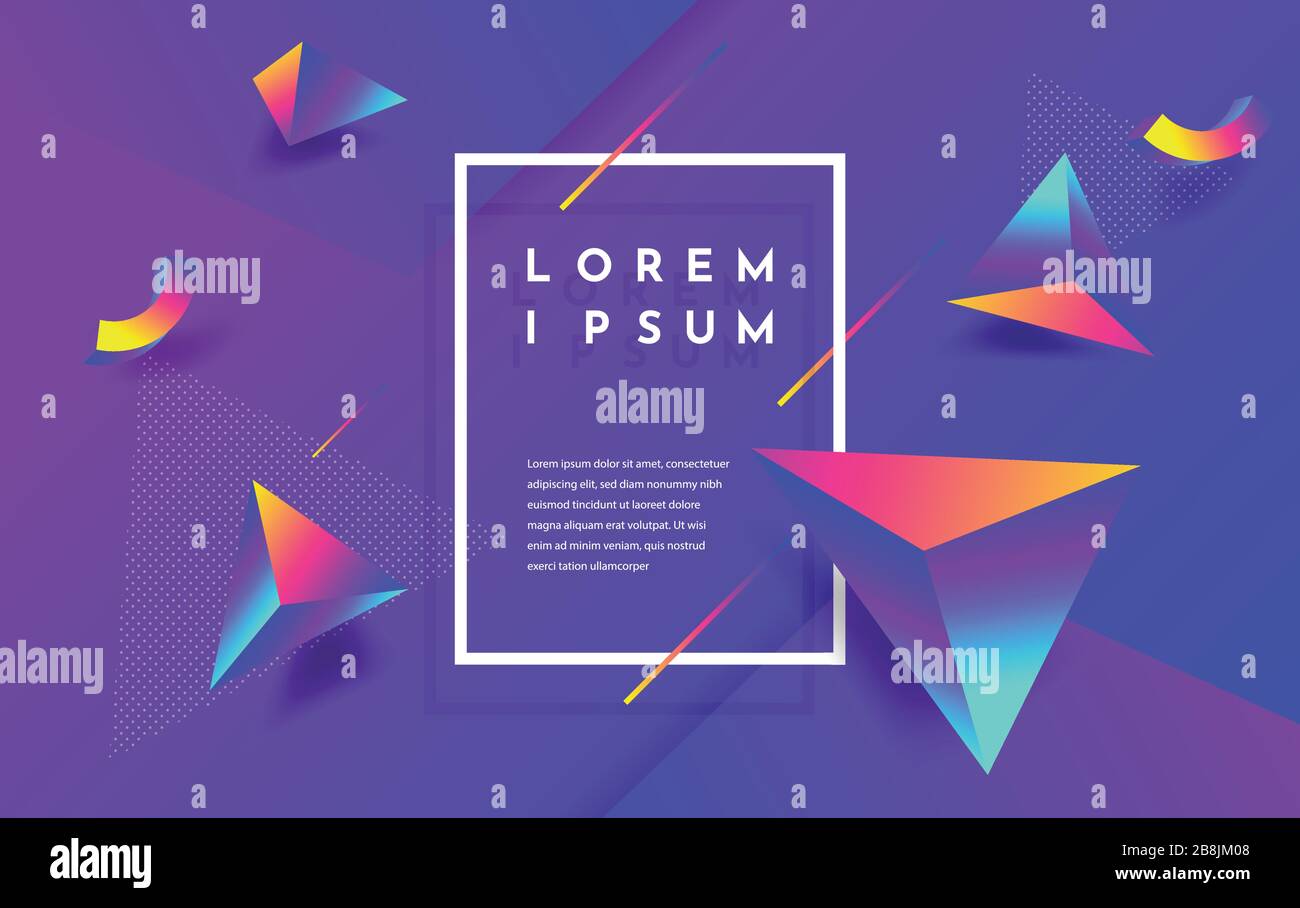 Abstract triangle background vector background for use in design Stock ...