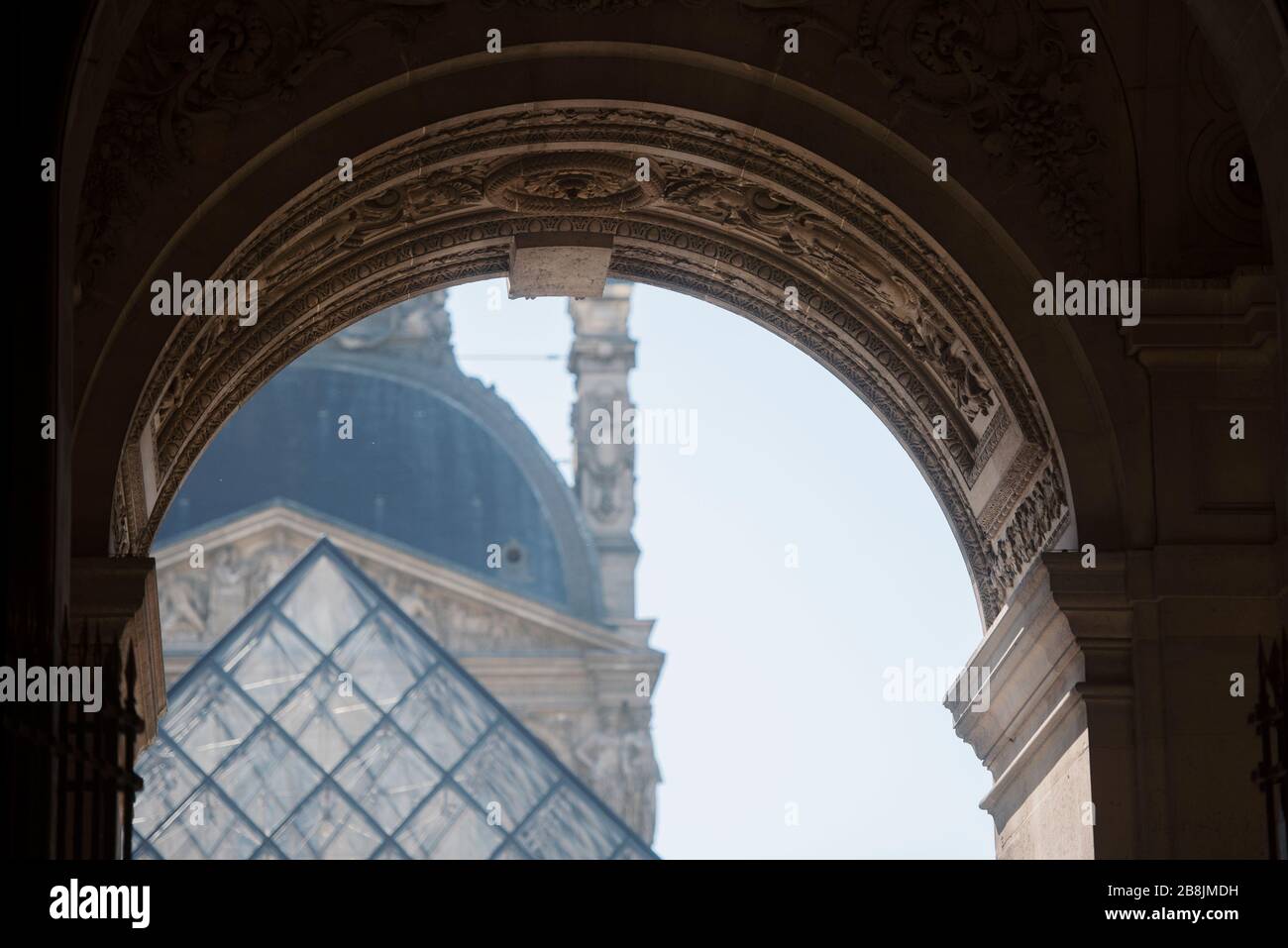 Louvre palace square hi-res stock photography and images - Alamy