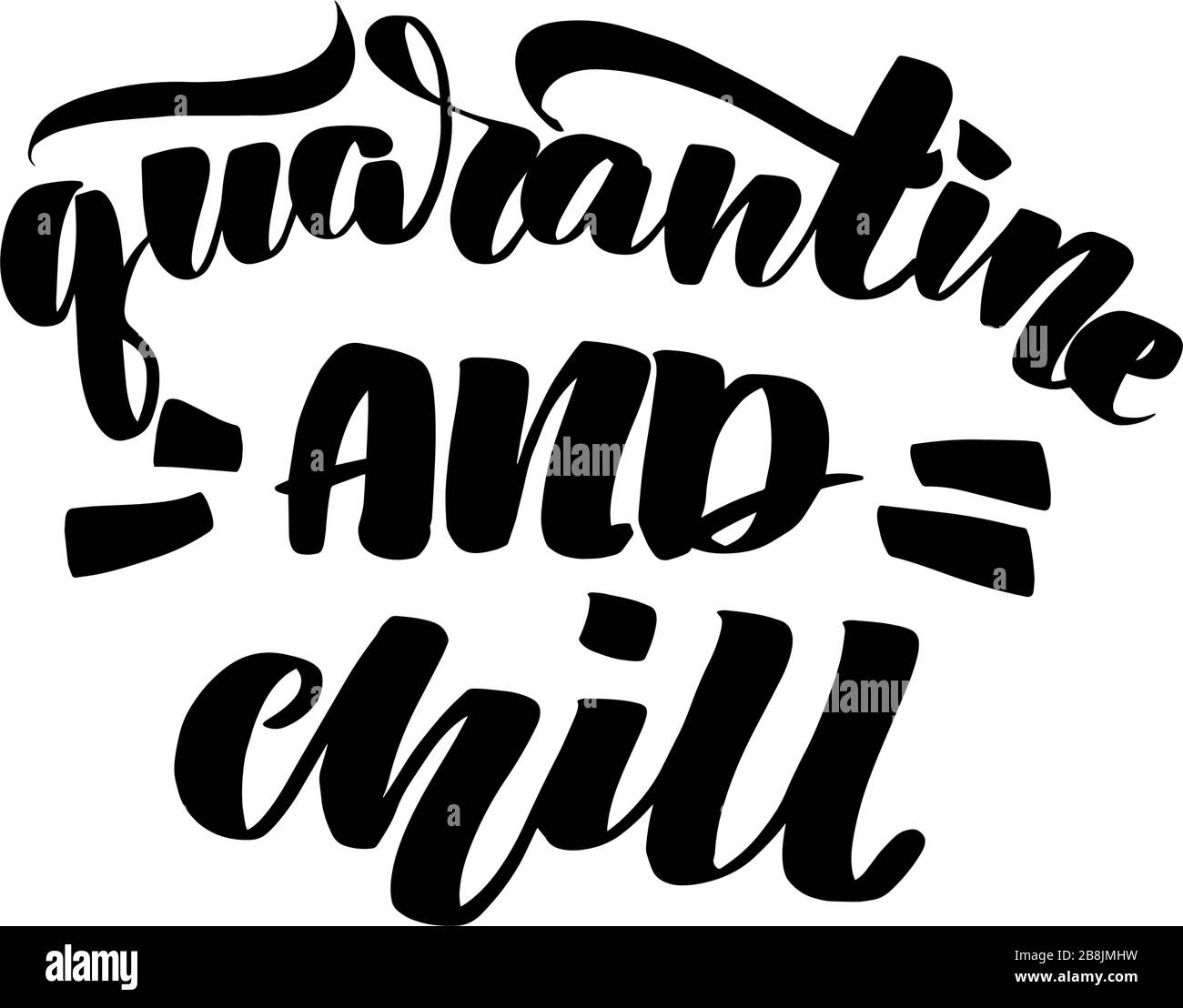 Vector calligraphy illustration isolated on white background Stock ...