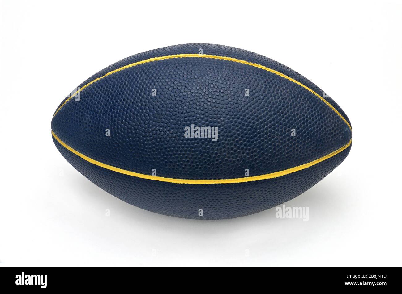 American football and rugby ball on isolated white background Stock ...