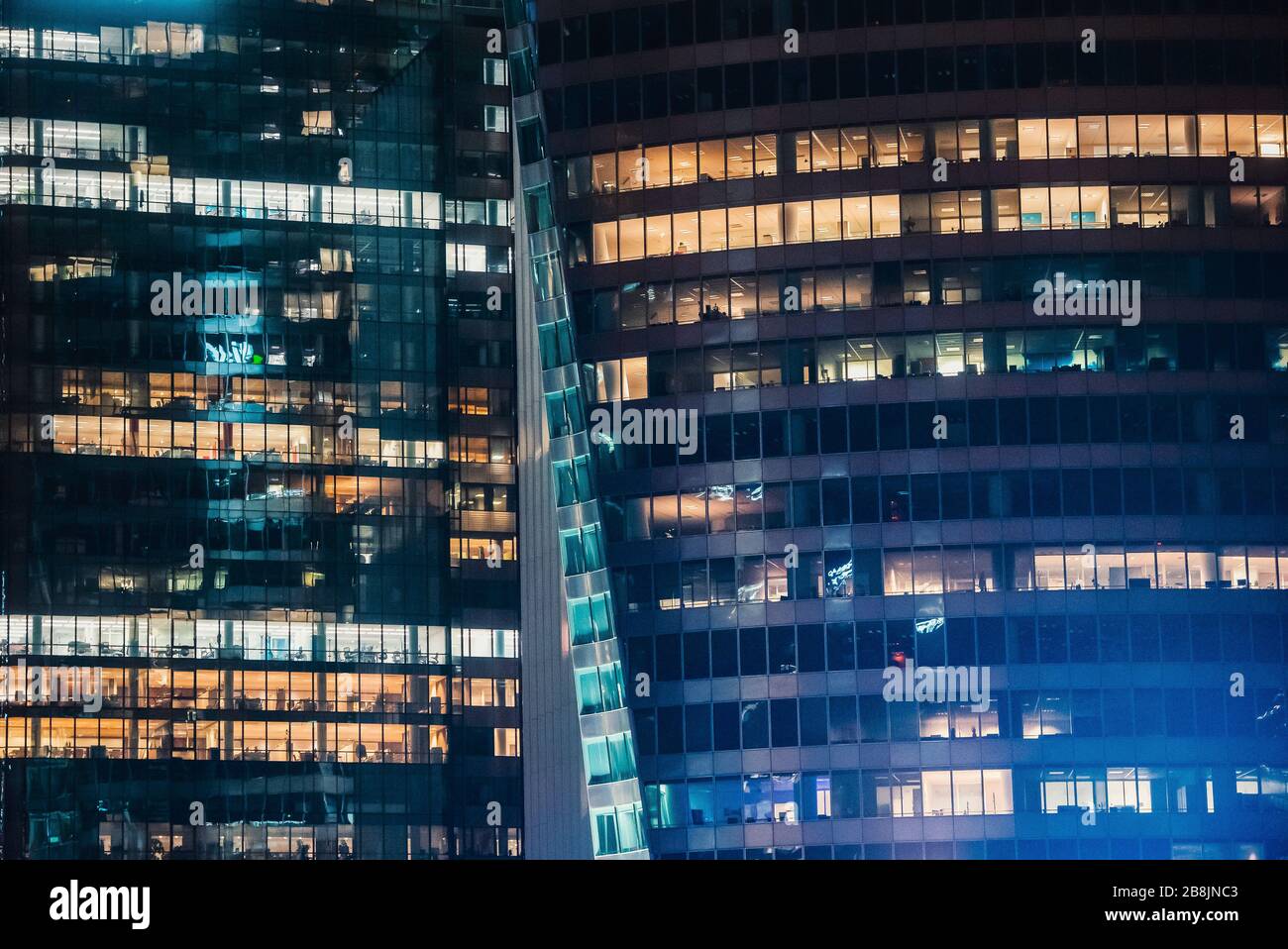 business office at night - corporate building Stock Photo - Alamy