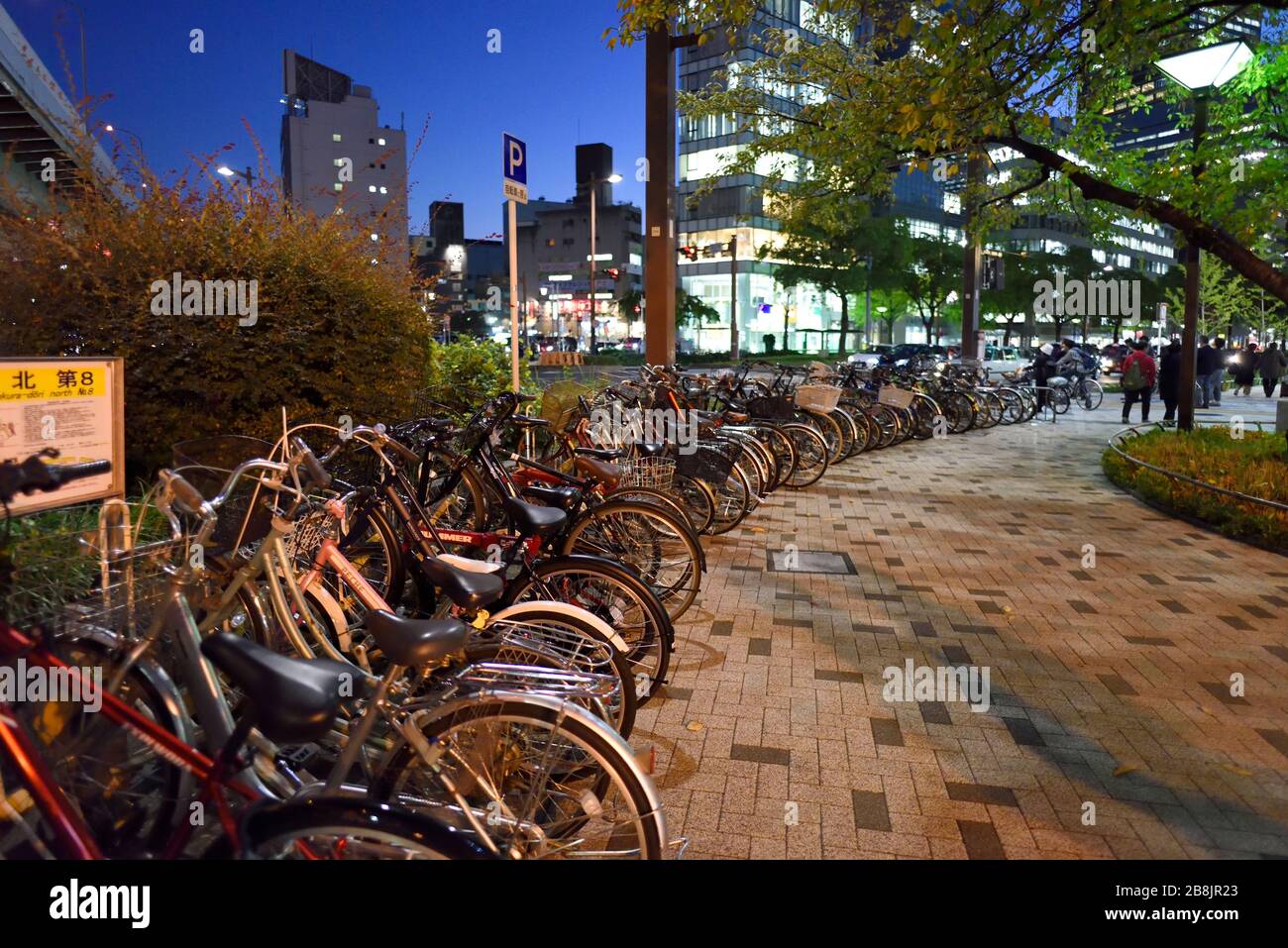 Bicycle parking japan hi-res stock photography and images - Alamy