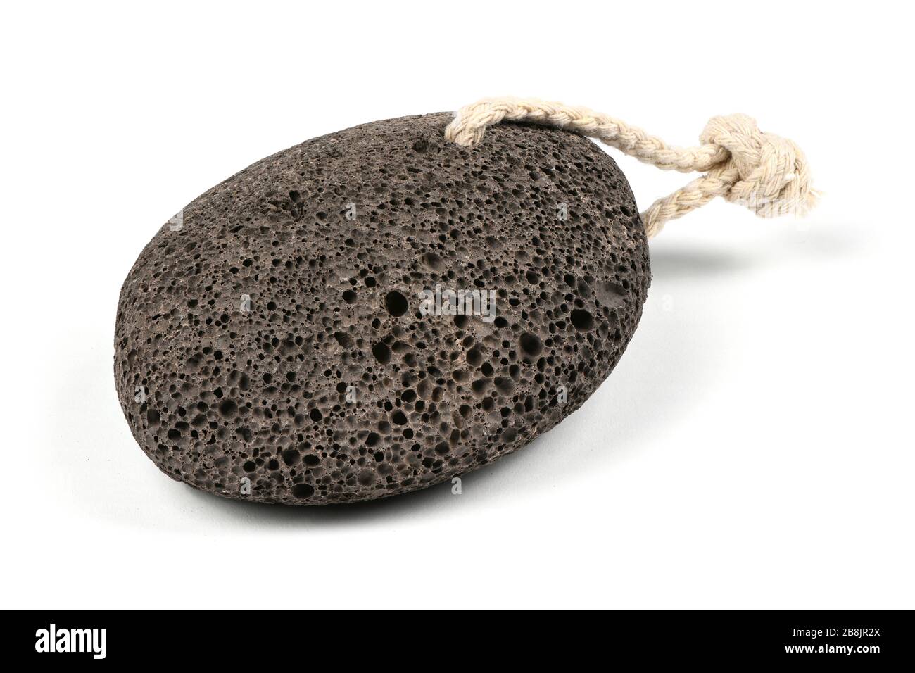Pumice stone for spa isolated on a white background. High resolution ...
