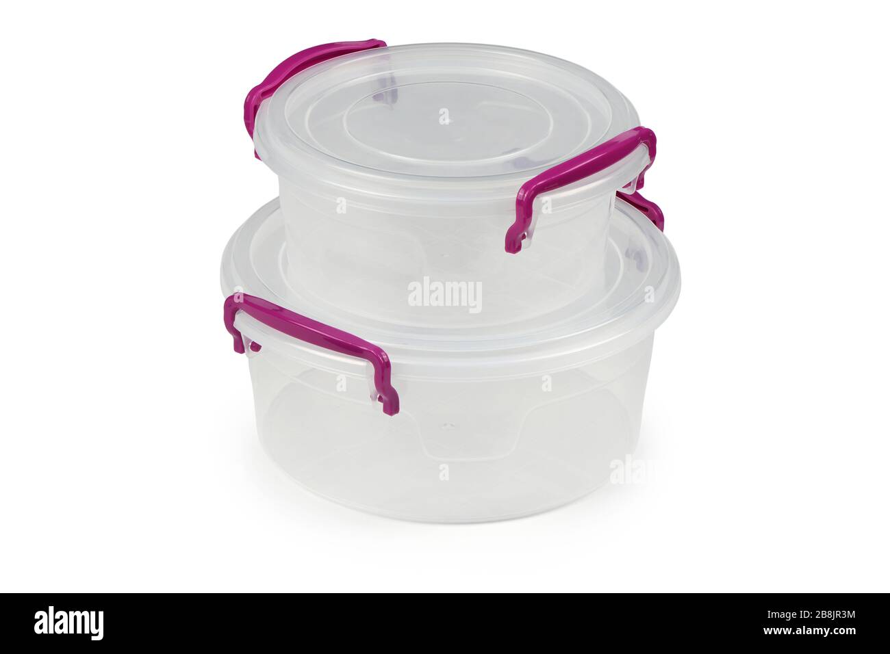 Transparent plastic food container on white. High resolution photo ...