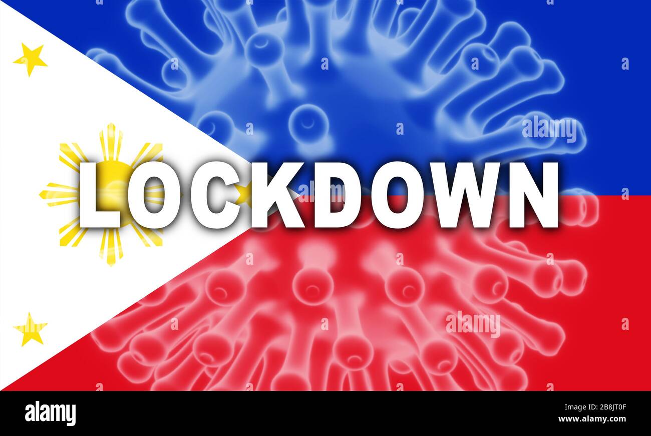 Philippines lockdown preventing coronavirus epidemic or outbreak. Covid ...